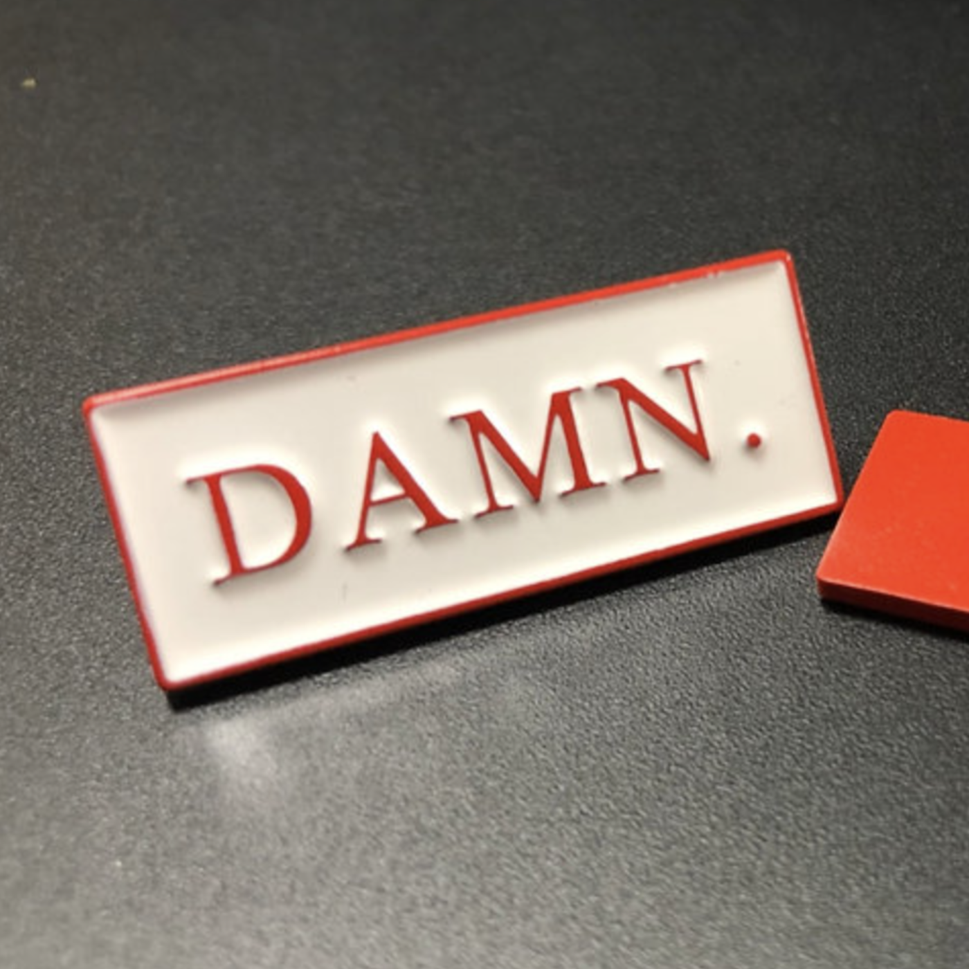 Enamel Pin Kendrick Lamar Damn. Enamel Pin - Sweat Records