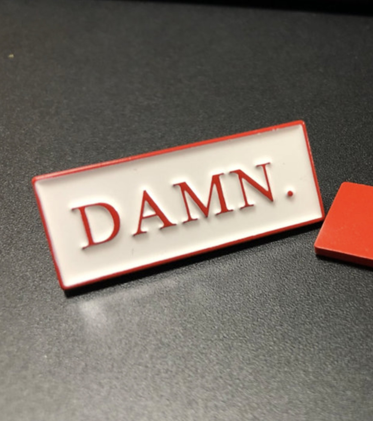 Enamel Pin Kendrick Lamar Damn. Enamel Pin - Sweat Records