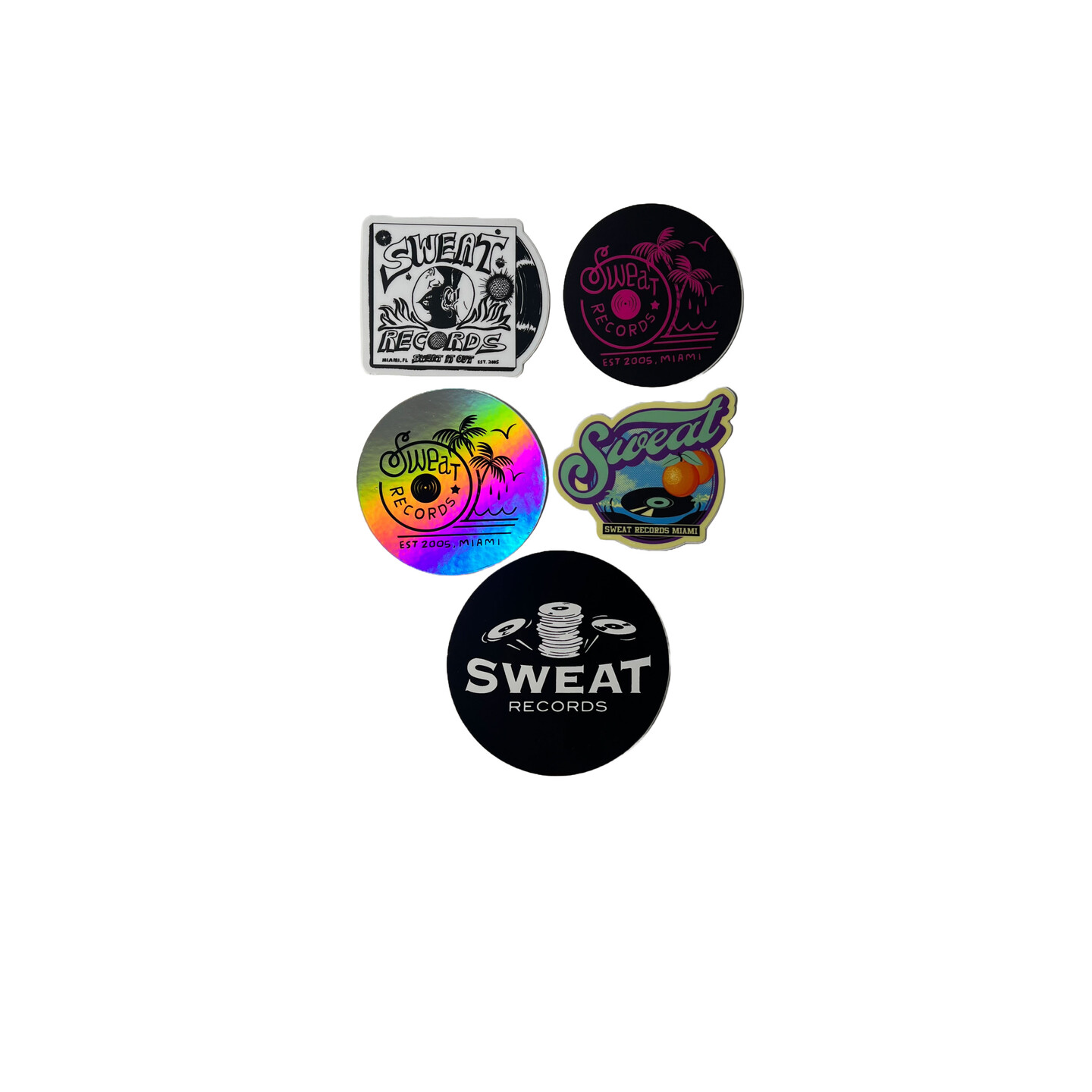 Sweat Records Sticker Pack - Sweat Records