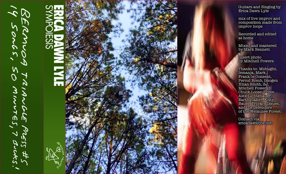 New Cassette Erica Dawn Lyle - Sympoiesis CS - Sweat Records