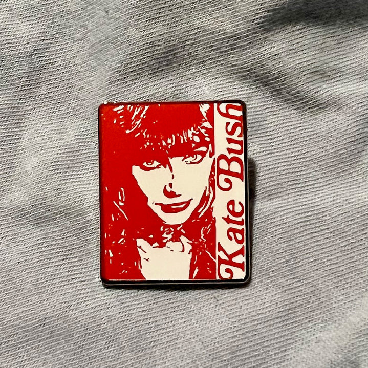 Kate Bush Face Enamel Pin - Sweat Records