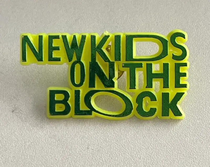 Enamel Pin New Kids On The Block NKOTB Logo Pin - Sweat Records