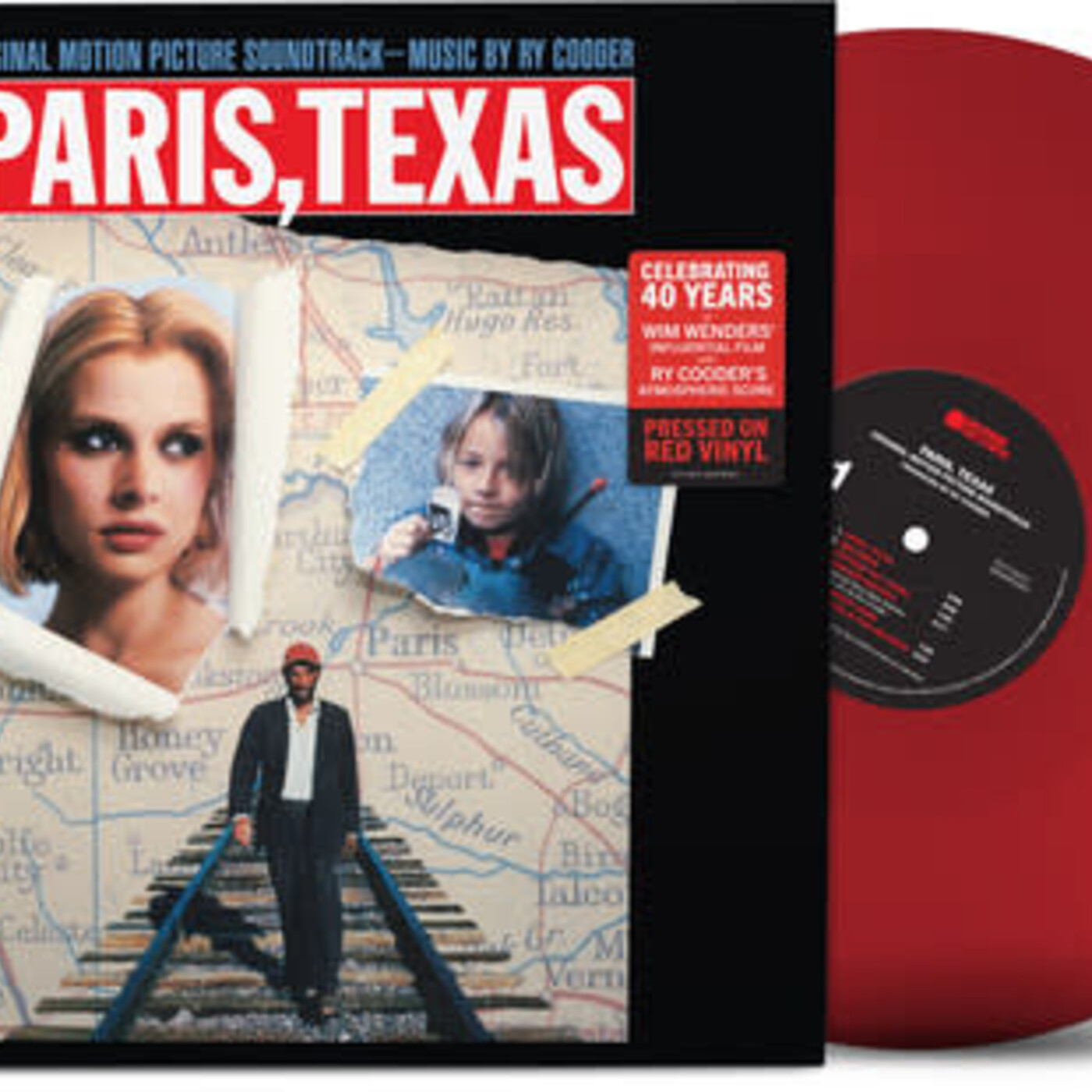 Ry Cooder - Paris Texas OST (Red, 40th Anniversary) LP - Sweat Records