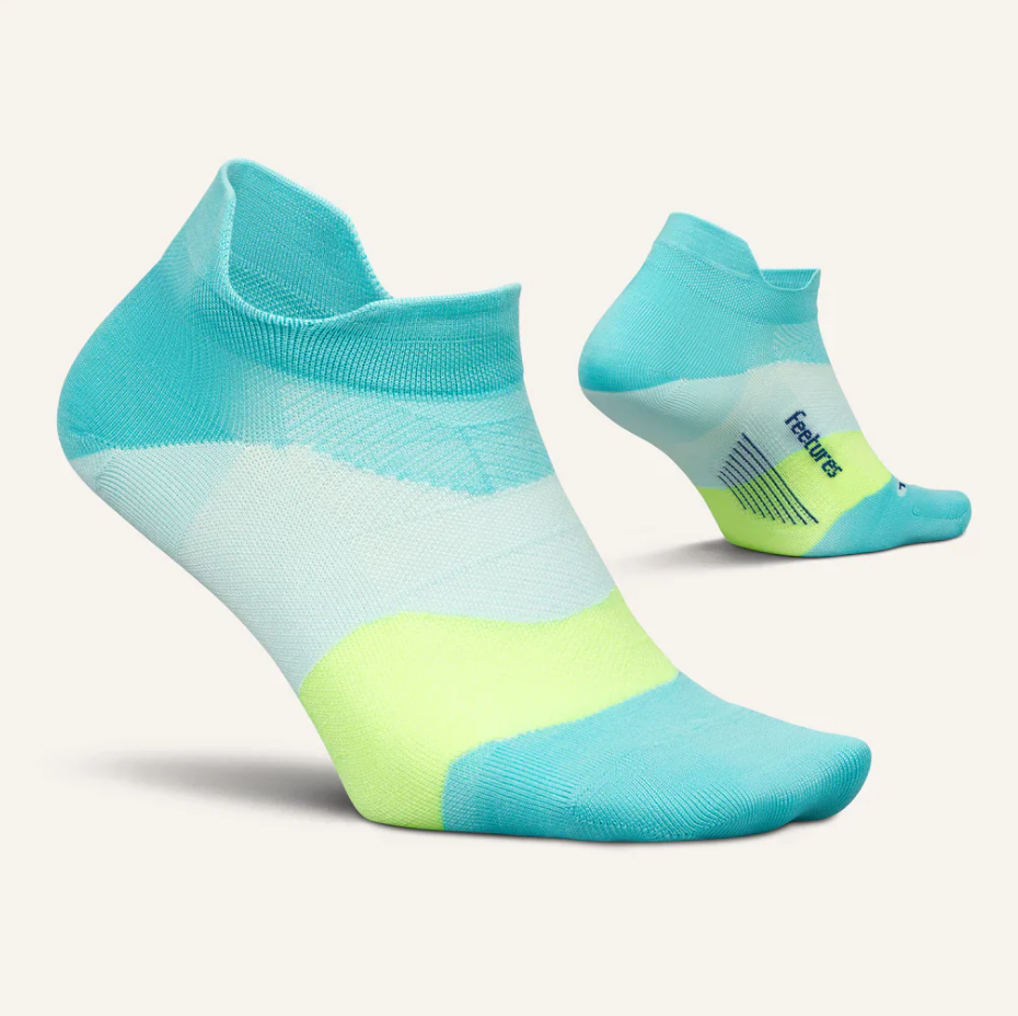 Elite Ultra Light No Show - Aqua Surf - Running Works