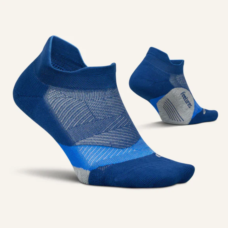 Elite Light Cushion No Show Tab - Navy Mist - Running Works