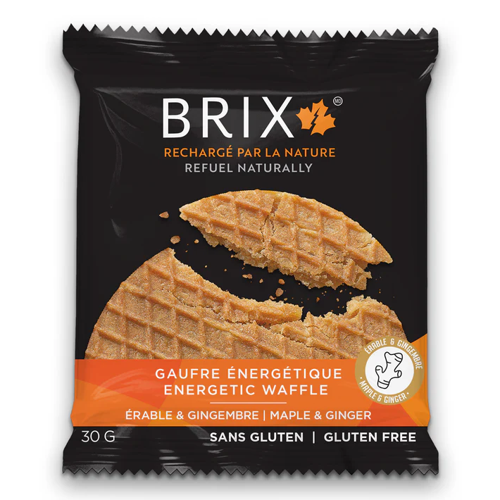 Brix Energetic Waffle Case (24) - Maple & Ginger - Running Works