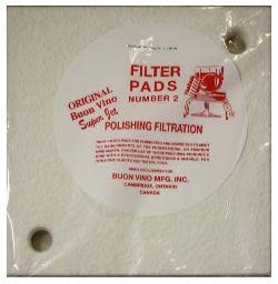 Buon Vino Super Jet Filter Pads - #2 Polishing - 3 Pack - Wine Kit ...