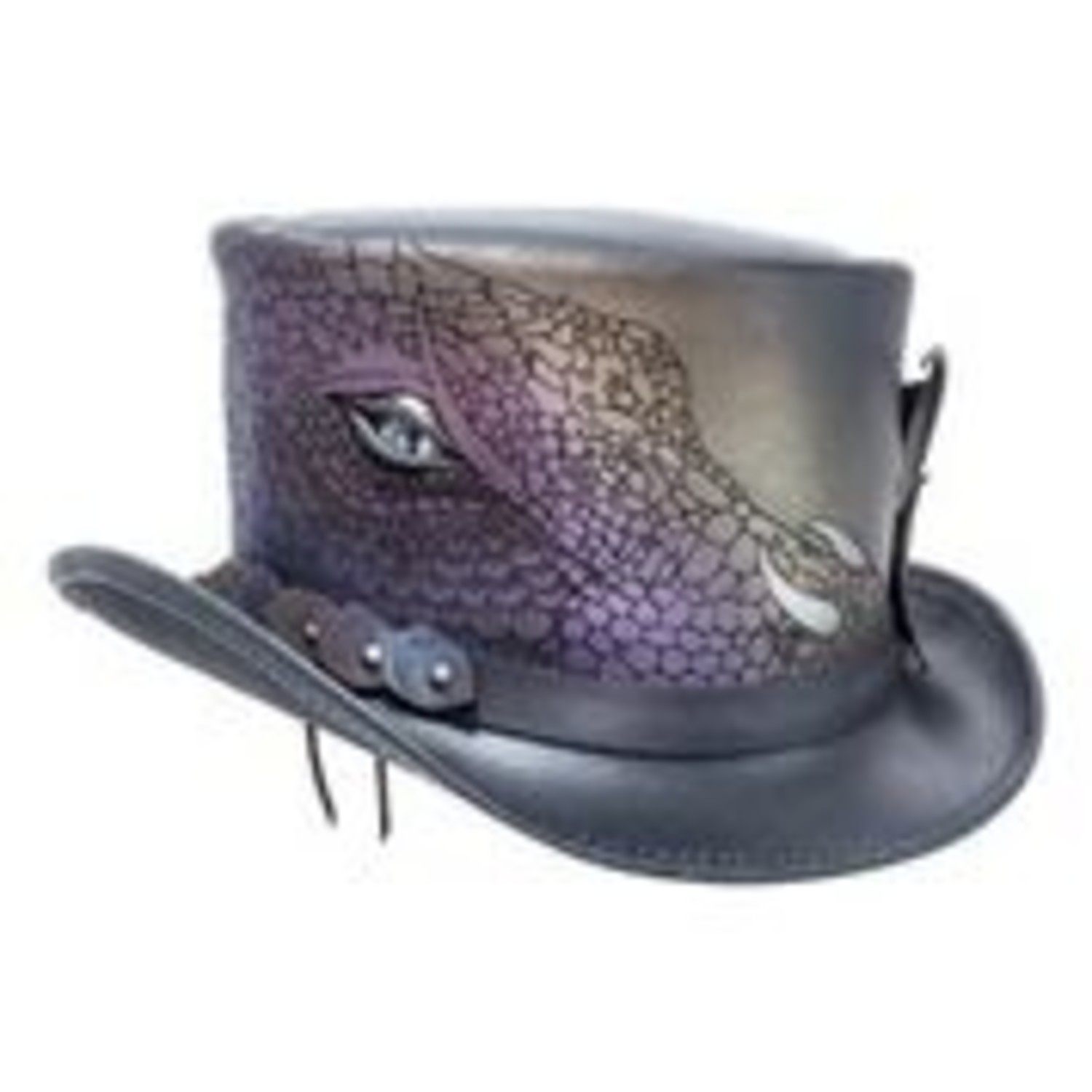 Draco Leather Top Hat AMERICAN HAT | Fast Shipping | Henri Henri ...