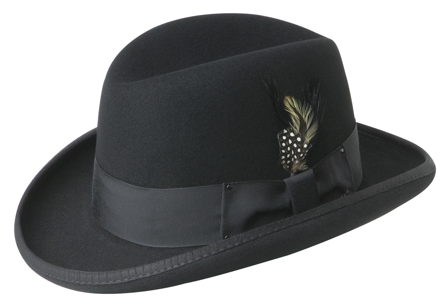 Godfather Wool Felt Homburg Hat BAILEY | Fast Shipping | Henri Henri ...
