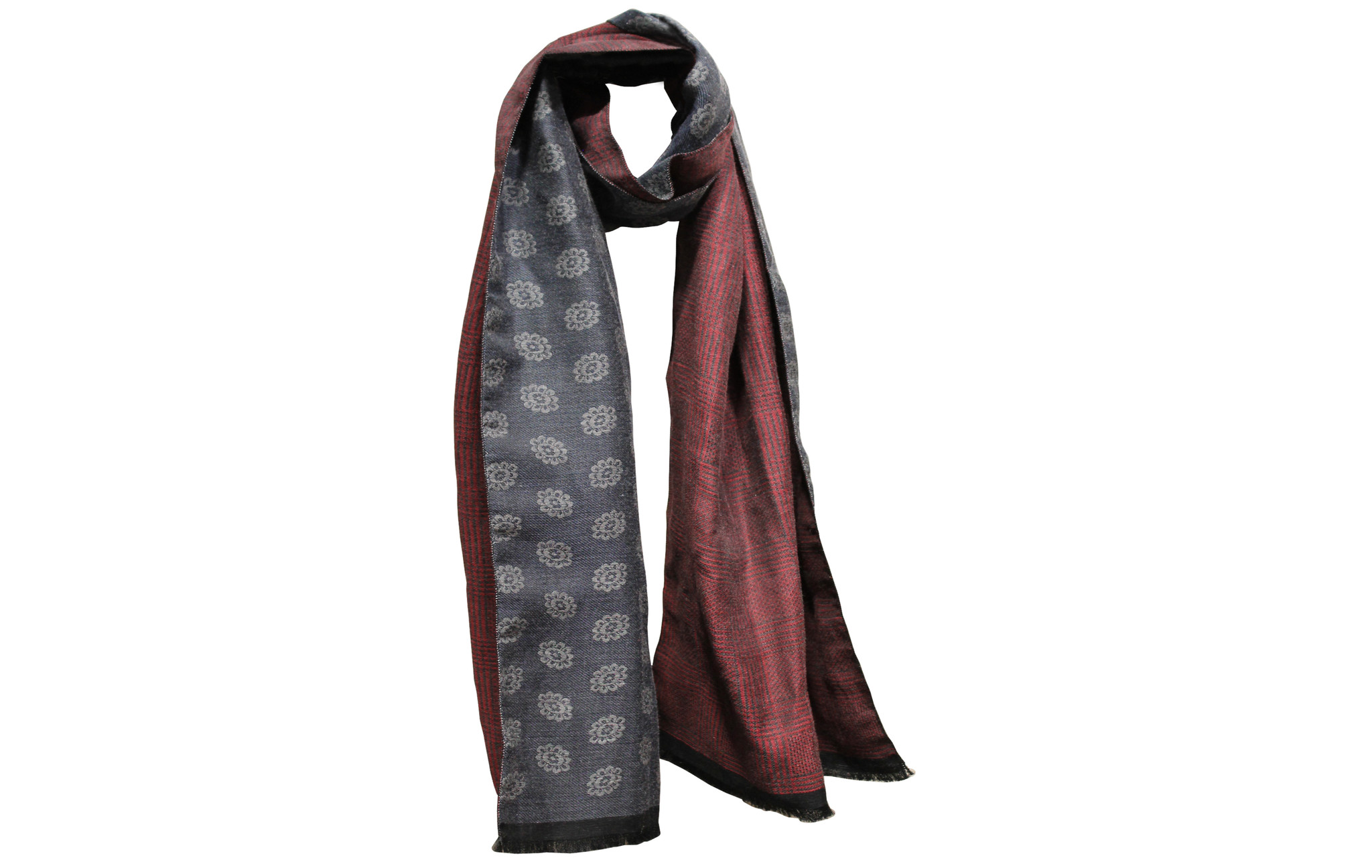 Two Sides STETSON EUROPE Cotton Scarf | Fast Shipping | Henri Henri ...
