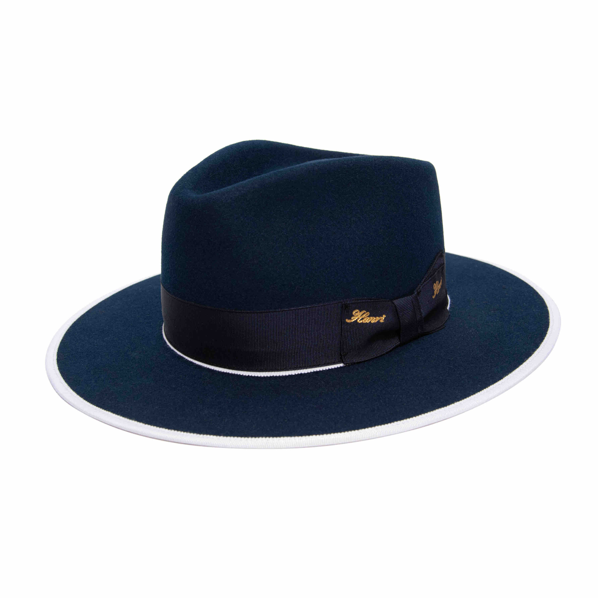 Sonic Flat Brim Wool Felt Fedora HENRI HENRI | Henri Henri - Henri Henri