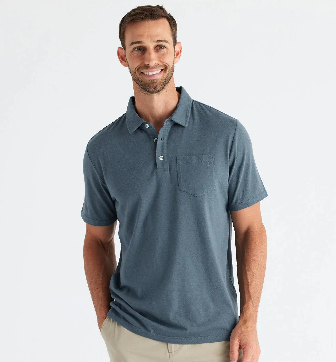 Men's Bamboo Heritage Polo - The Benchmark Outdoor Outfitters