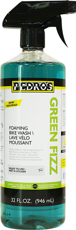 Pedro's Green Fizz Bike Wash: 32oz/946ml - Two Hoosiers Cyclery, LLC