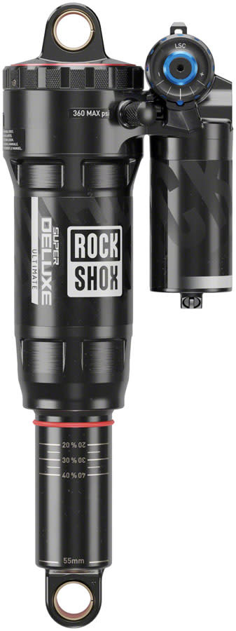 C: RockShox Super Deluxe Ultimate RC2T Rear Shock - 210 x 55 mm, Linear ...