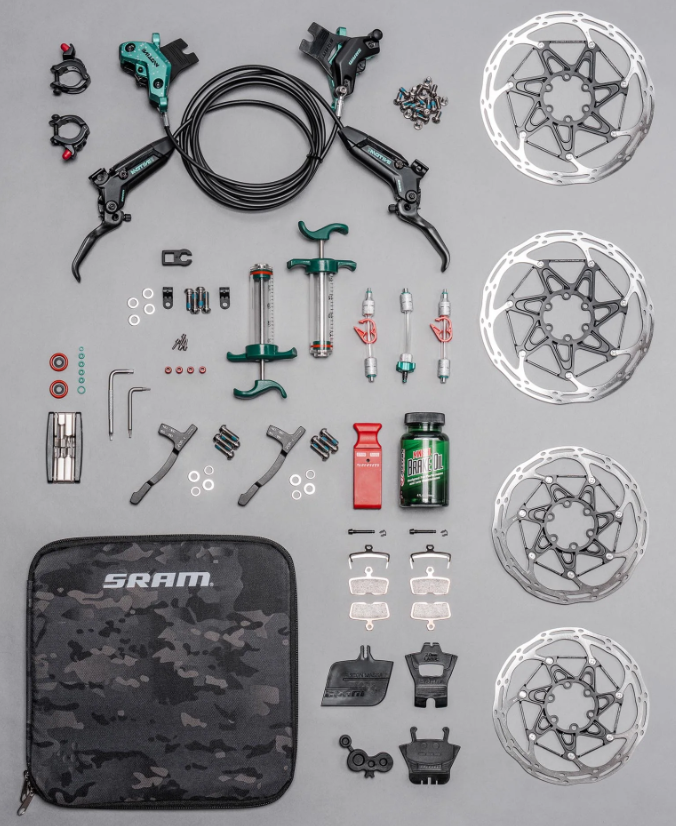 SRAM, Motive Ult A1 Expert Kit, MTB Hydraulic Disc Brake, Pair, Post ...