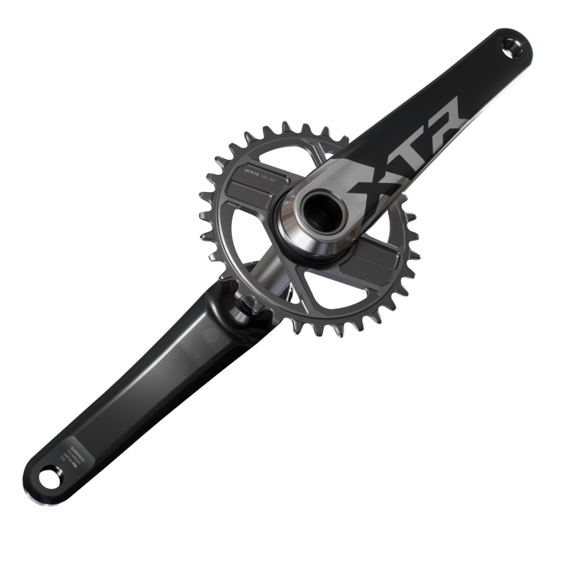 Shimano XTR FC-9200 XC Crankset without Chainring - 165mm, 12-Speed, 1x ...