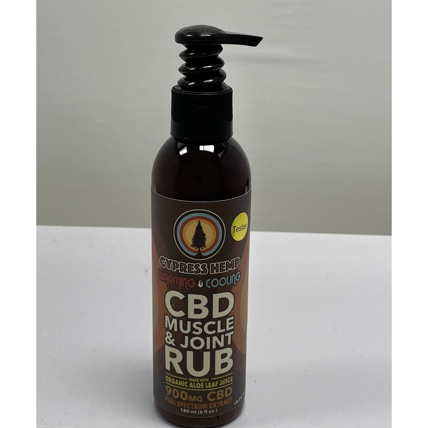 Cypress CBD Muscle & Joint Rub Full Spectrum 900mg 6oz Health4Nola ...