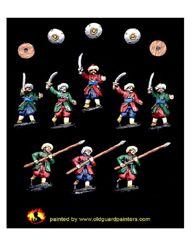 Advancing infantry with thrusting weapons - Olympian Games