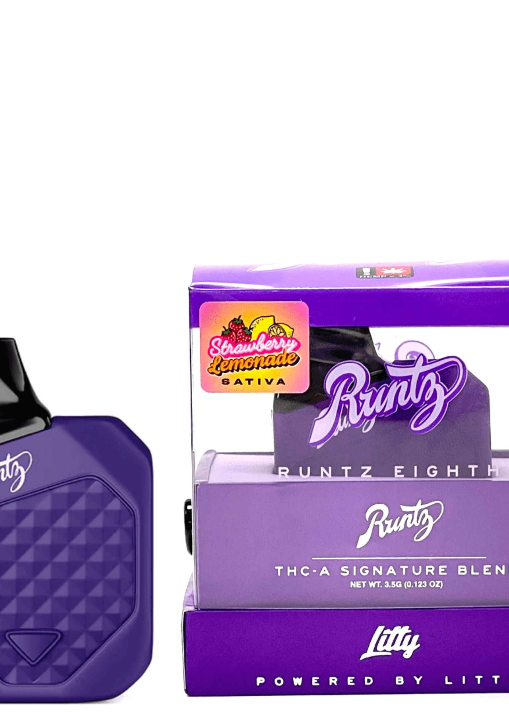 Runtz Eighth Delta THC-A Signature Blend Powered By Litty Disposable ...