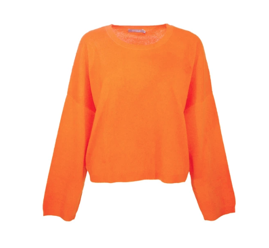BRODIE CHICAGO SWEAT NEON ORANGE - Diana Warner