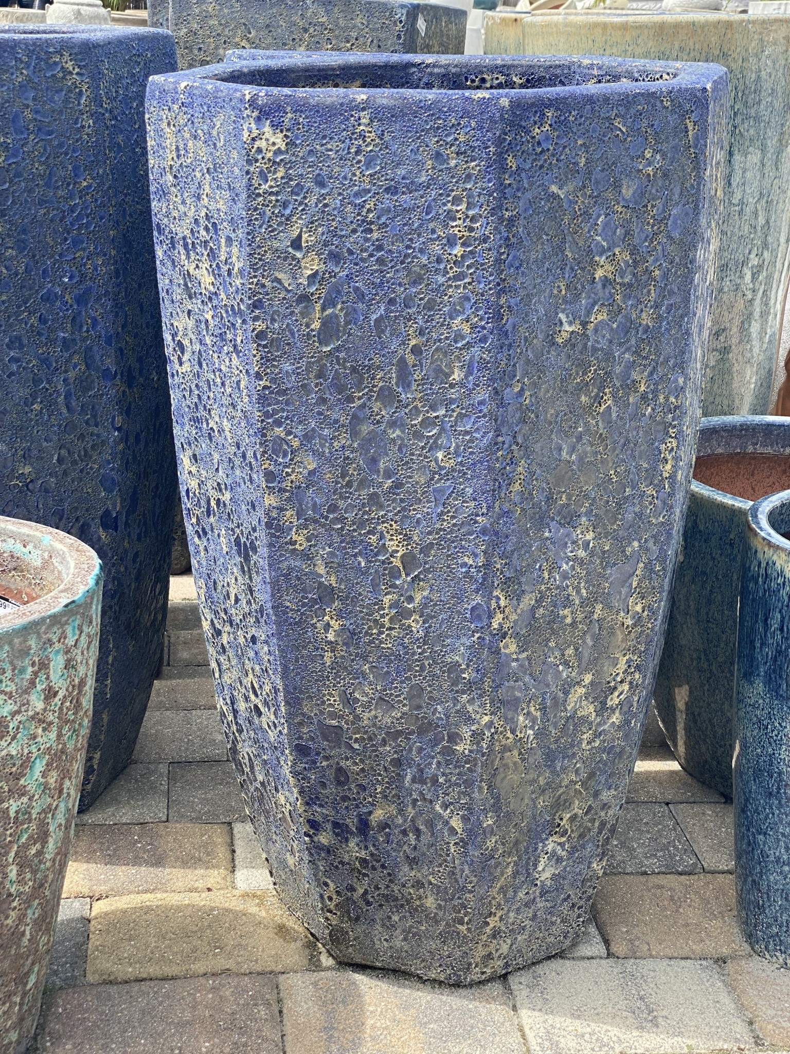Lava Octagon Planter Large BB - PotteryScapes