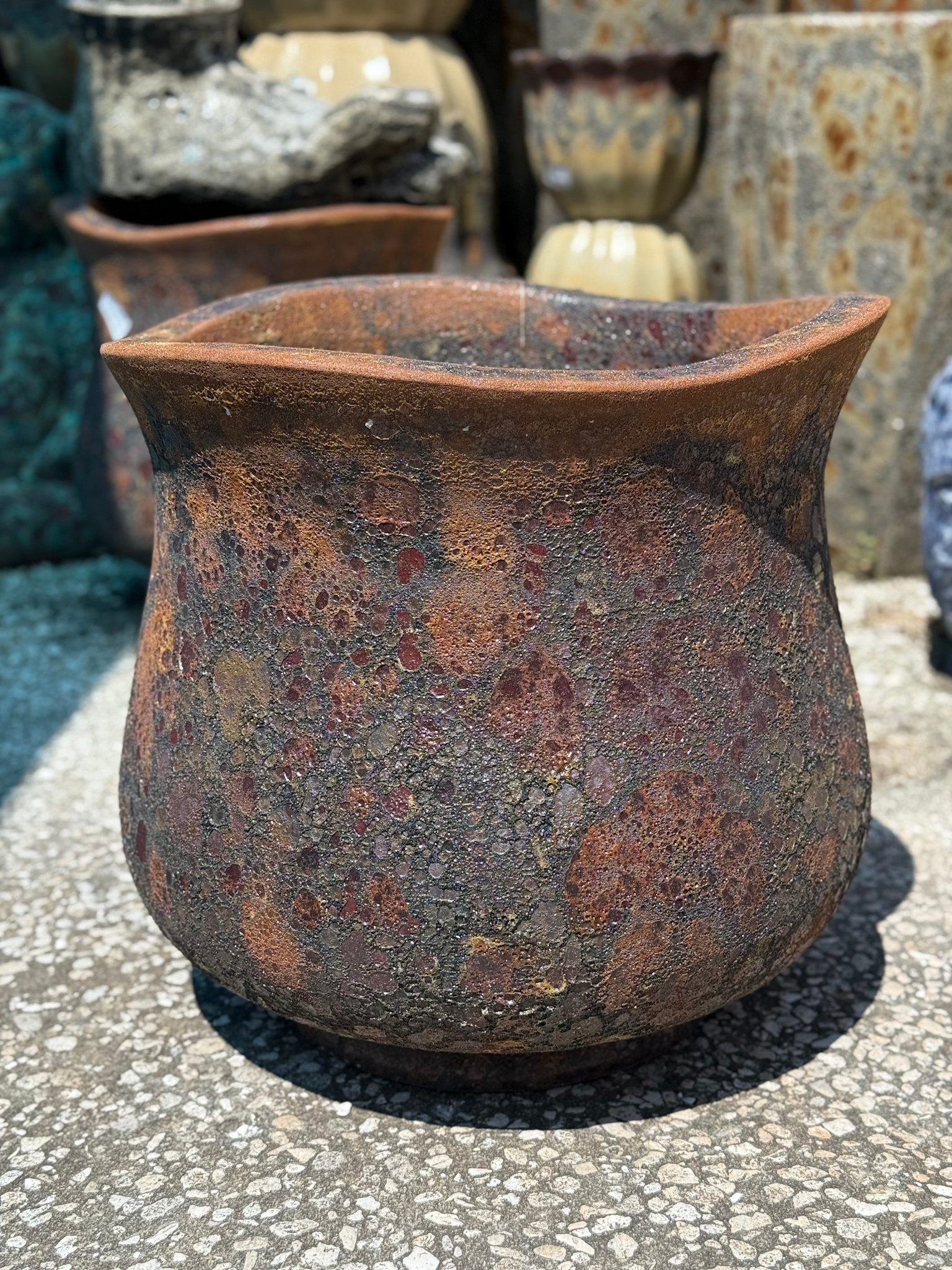 Lava Pacific Wave Planter Large BC - PotteryScapes