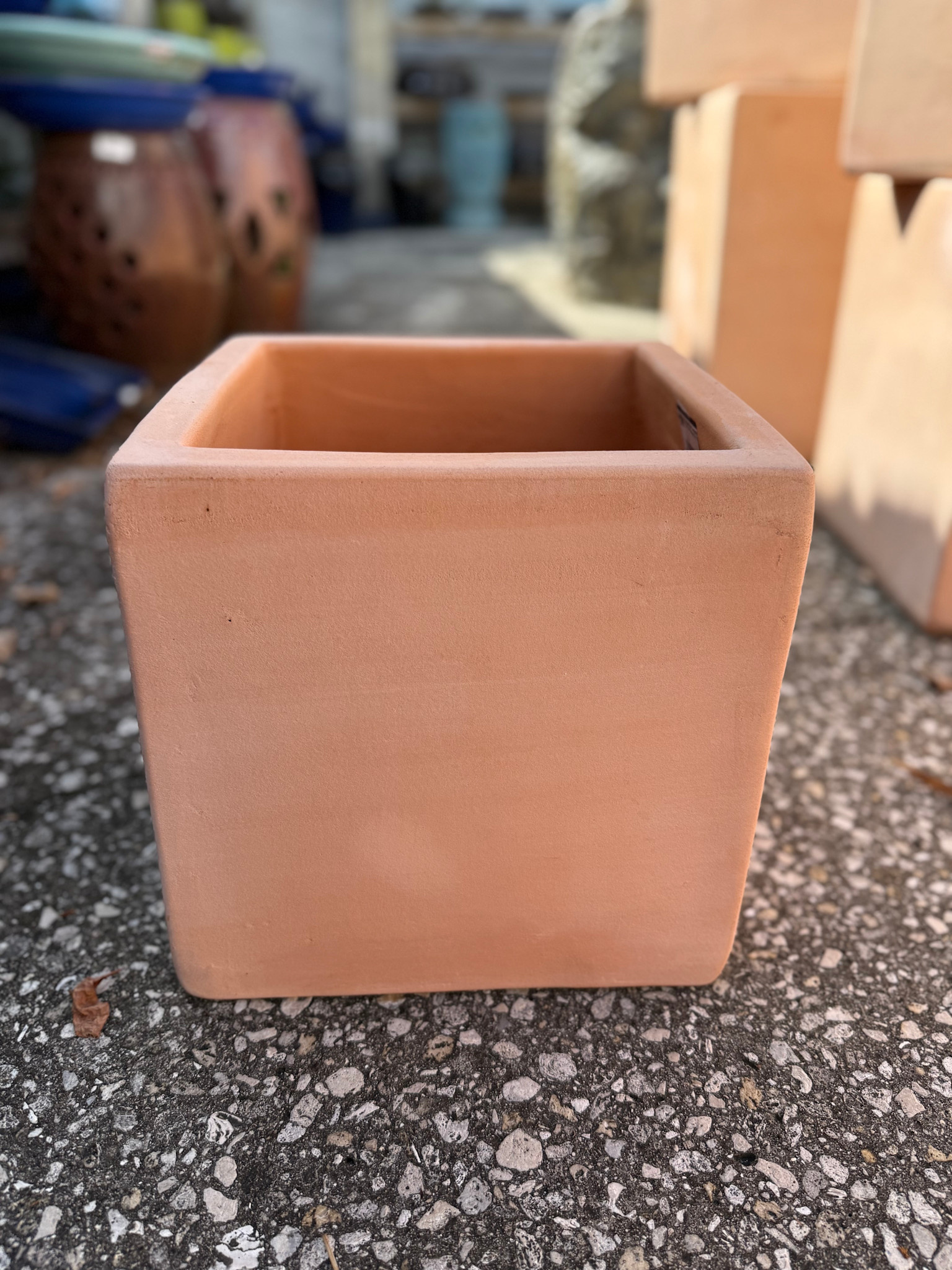 Premium Kobe Terracotta Sm Cube - PotteryScapes
