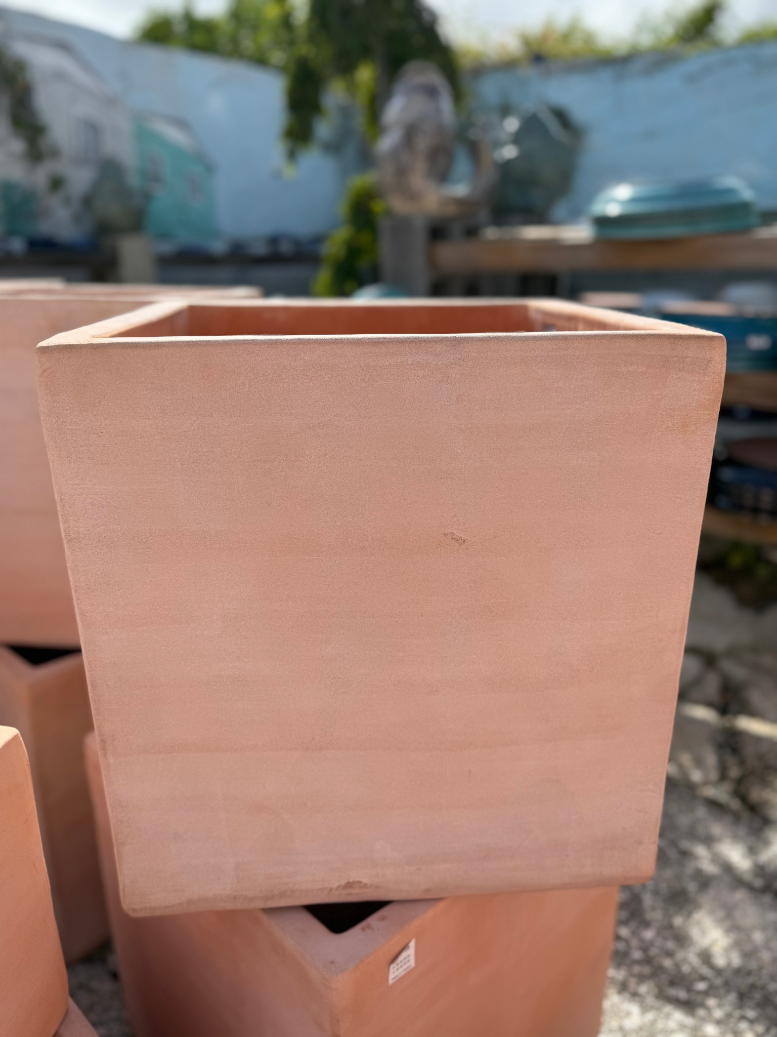 Premium Kobe Terracotta Lg Cube - PotteryScapes