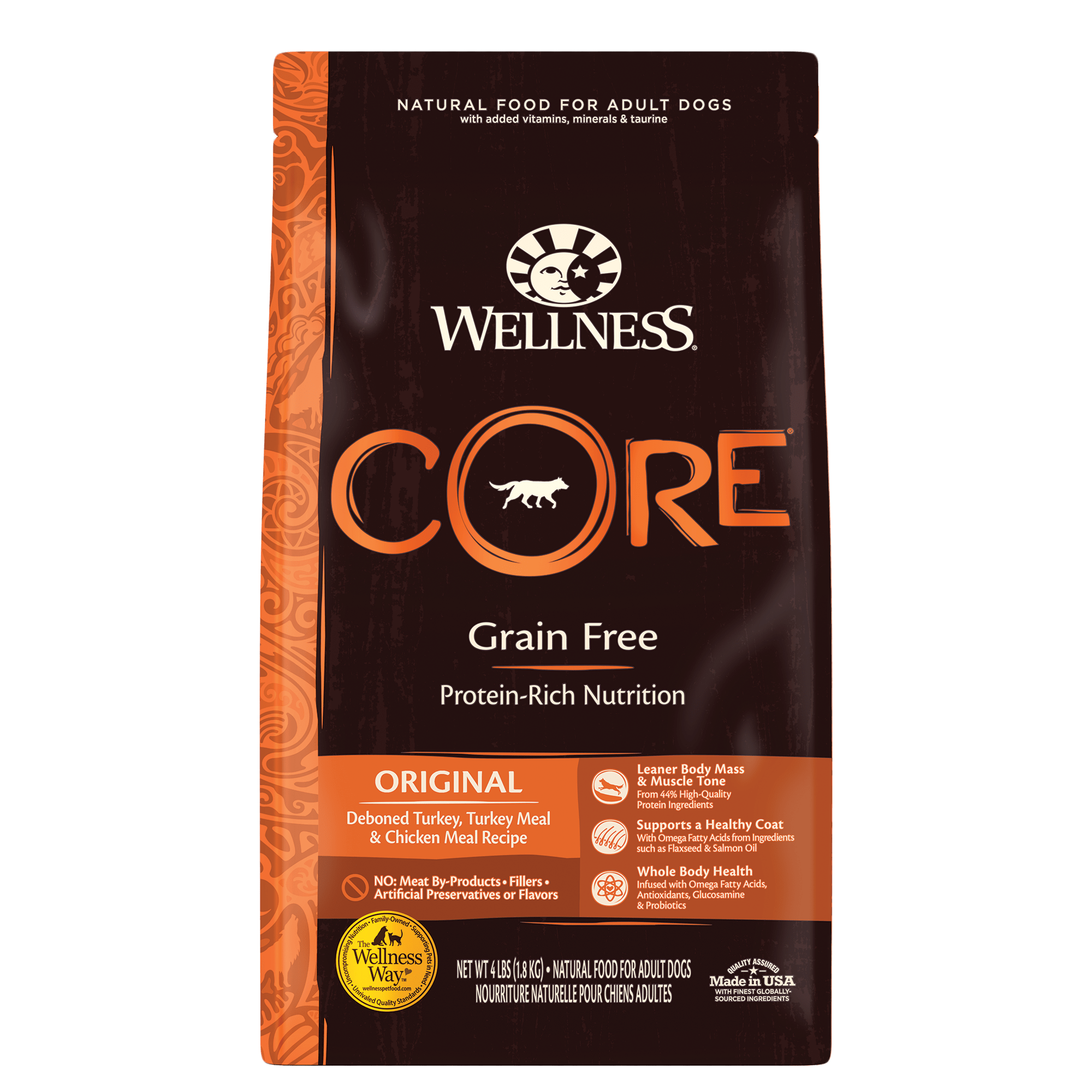 WELLNESS DOG CORE ORIGINAL 12LBS - Pickering Valley Feed & Farm Store