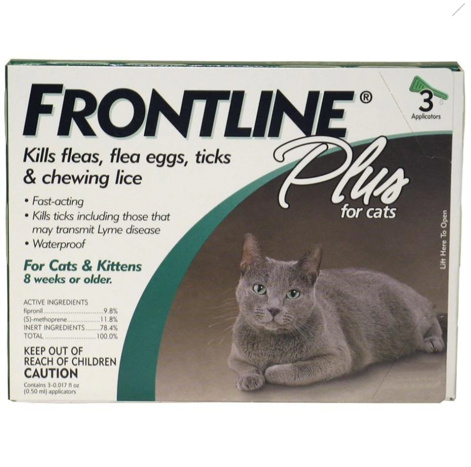 FRONTLINE PLUS CAT 3 PK - Pickering Valley Feed & Farm Store