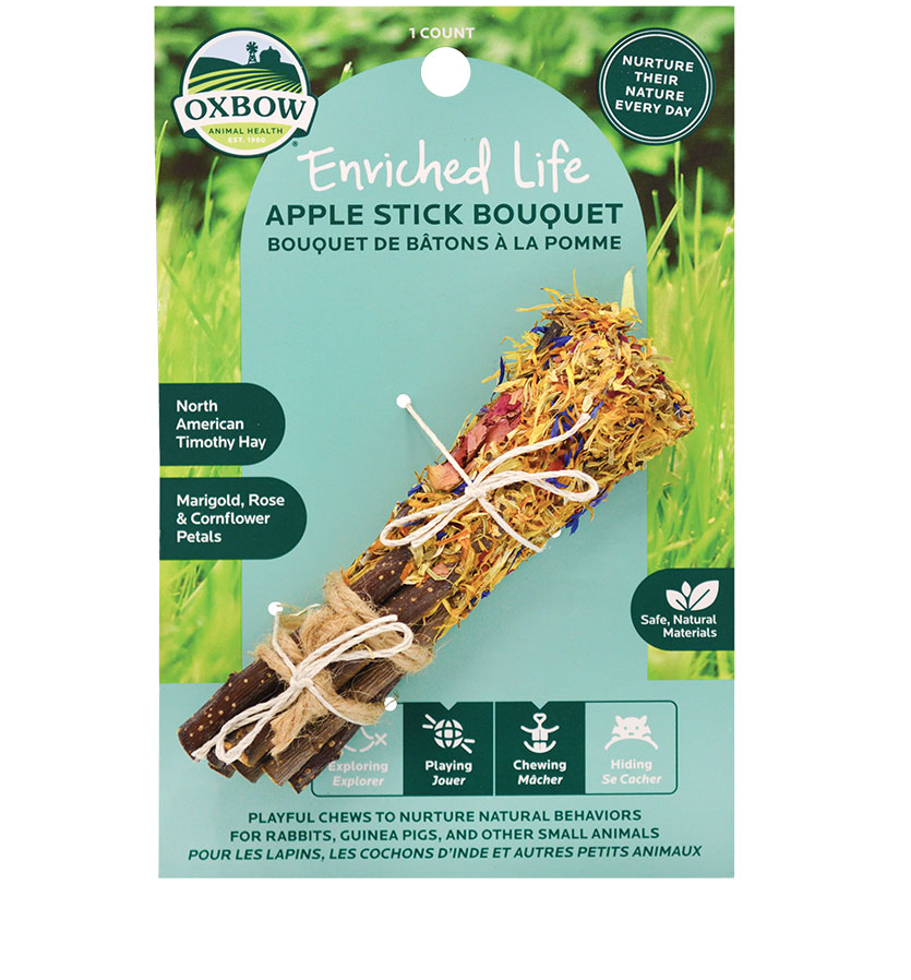 OXBOW PET PRODUCTS OXBOW TOY APPLE STICK BOUQUET - Pickering Valley ...
