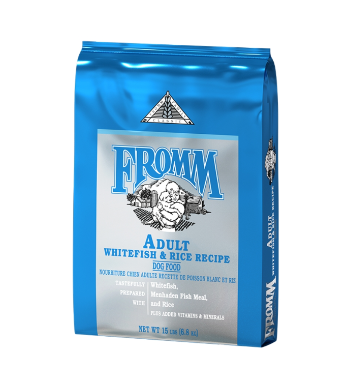 FROMM FAMILY FOODS LLC FROMM CLASSIC DOG ADULT WHITEFISH & RICE 15 lbs ...