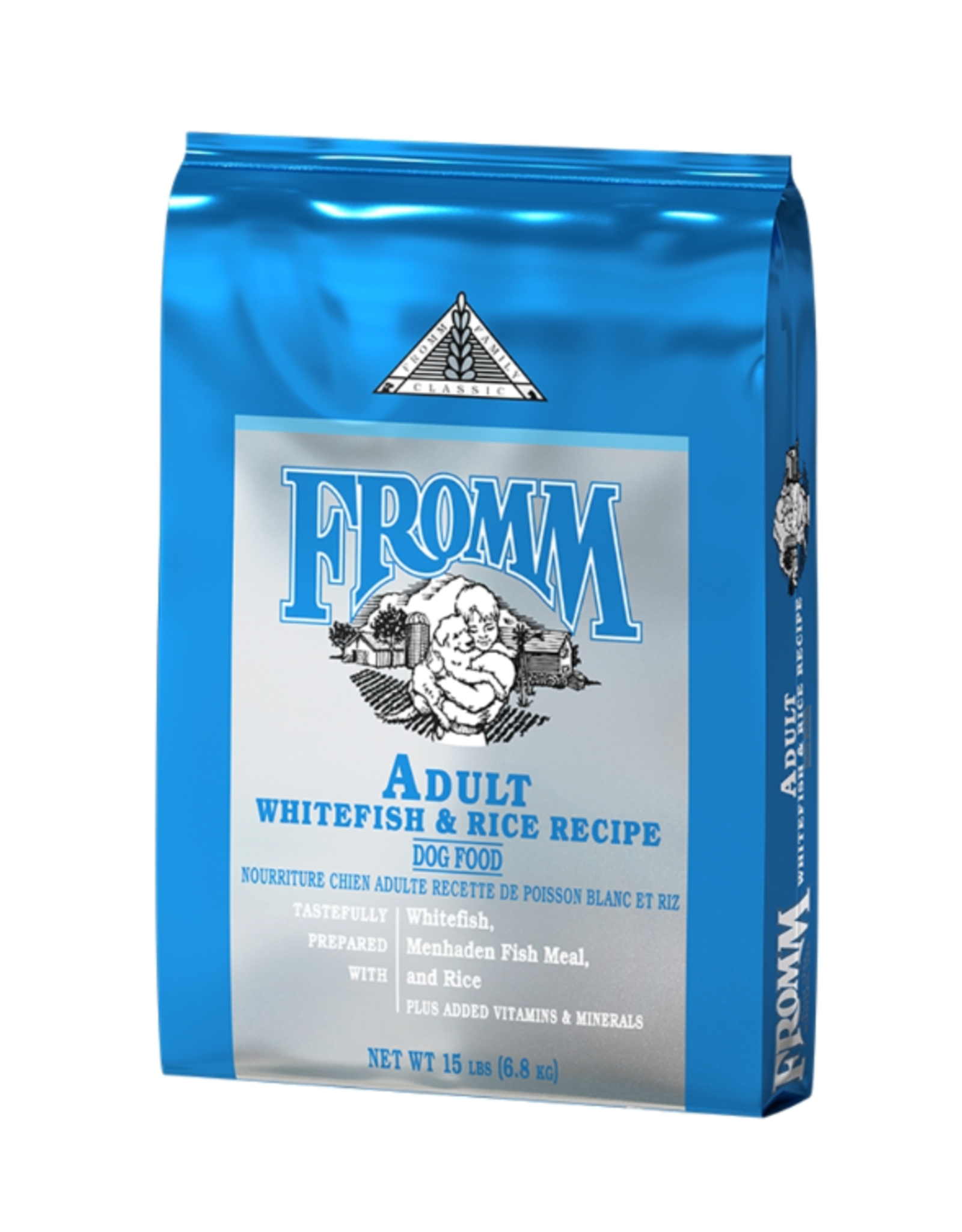 FROMM FAMILY FOODS LLC FROMM CLASSIC DOG ADULT WHITEFISH & RICE 15 lbs ...
