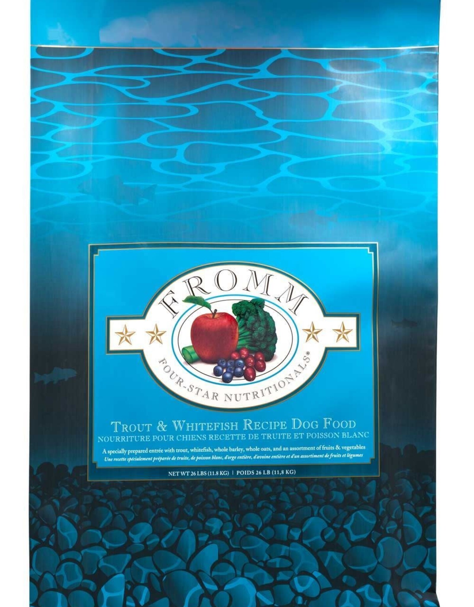 FROMM FAMILY FOODS LLC FROMM FOUR-STAR DOG TROUT & WHITEFISH 26 lbs ...