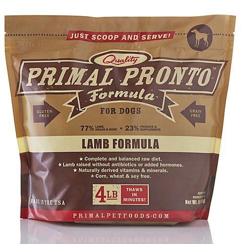 Primal Primal Pronto Lamb Formula Frozen Dog Food 4 lb - Pickering ...