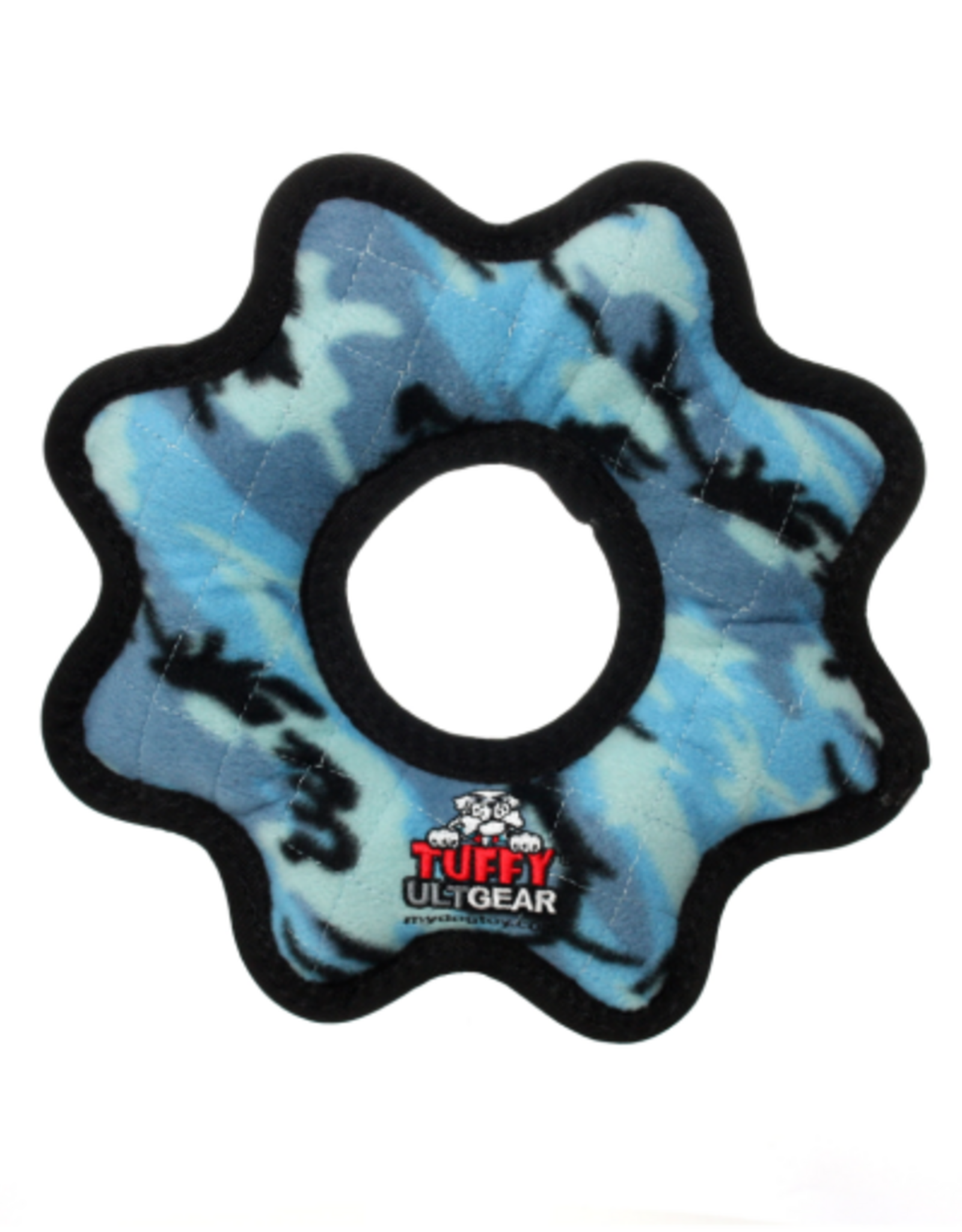 Tuffy's Tuffy's Ultimate Gear Ring Durable Dog Toy Camo Blue ...