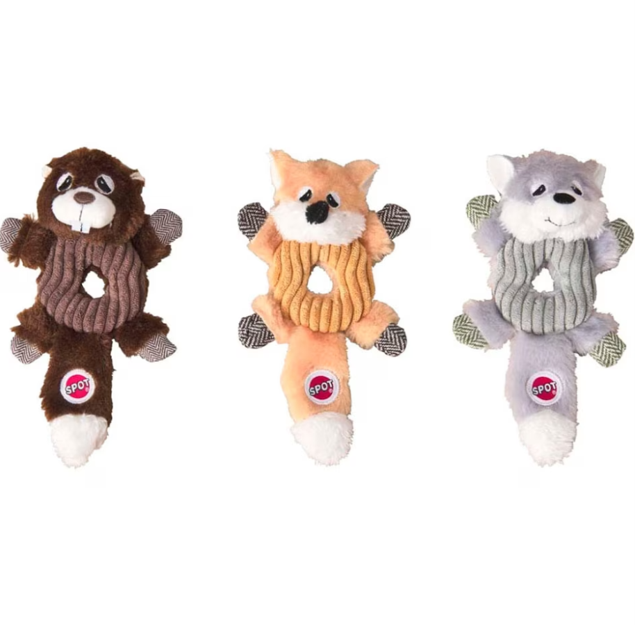 Ethical Pet Spot Lil Spots Donut Crinklers Dog Toy 7" - Pickering ...