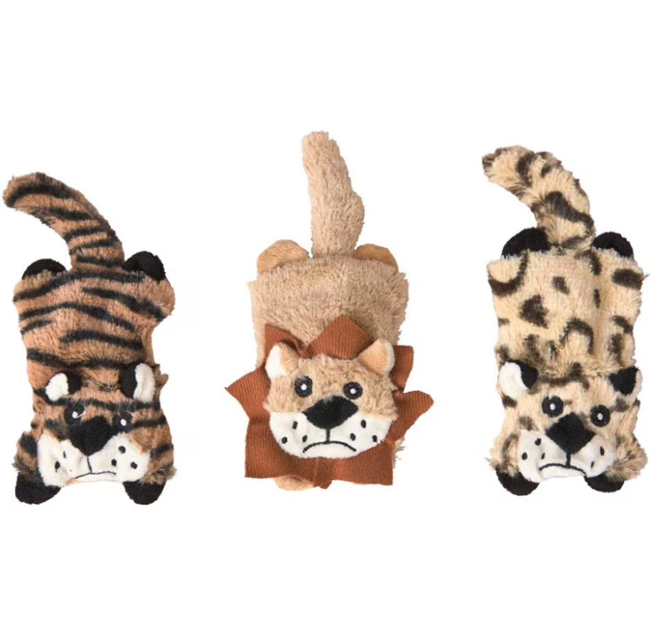 Ethical Pet Spot Lil Spots Flat Cats Dog Toy 5" 3PK - Pickering Valley ...