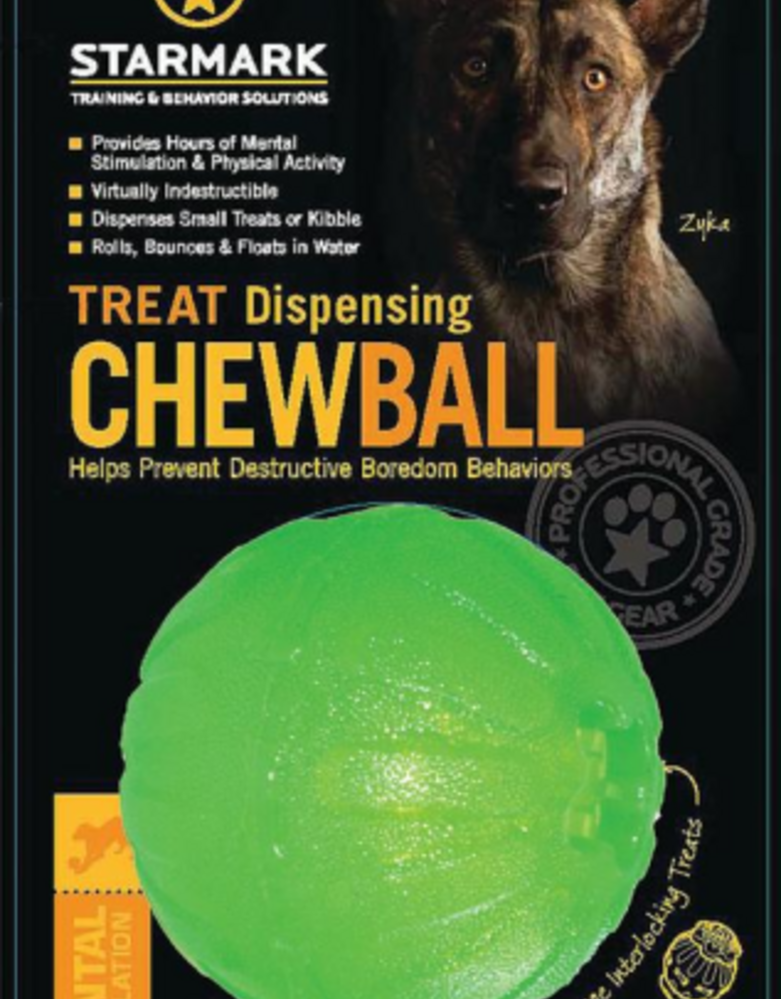 Starmark Starmark Treat Dispensing Dog Chew Ball - Pickering Valley ...