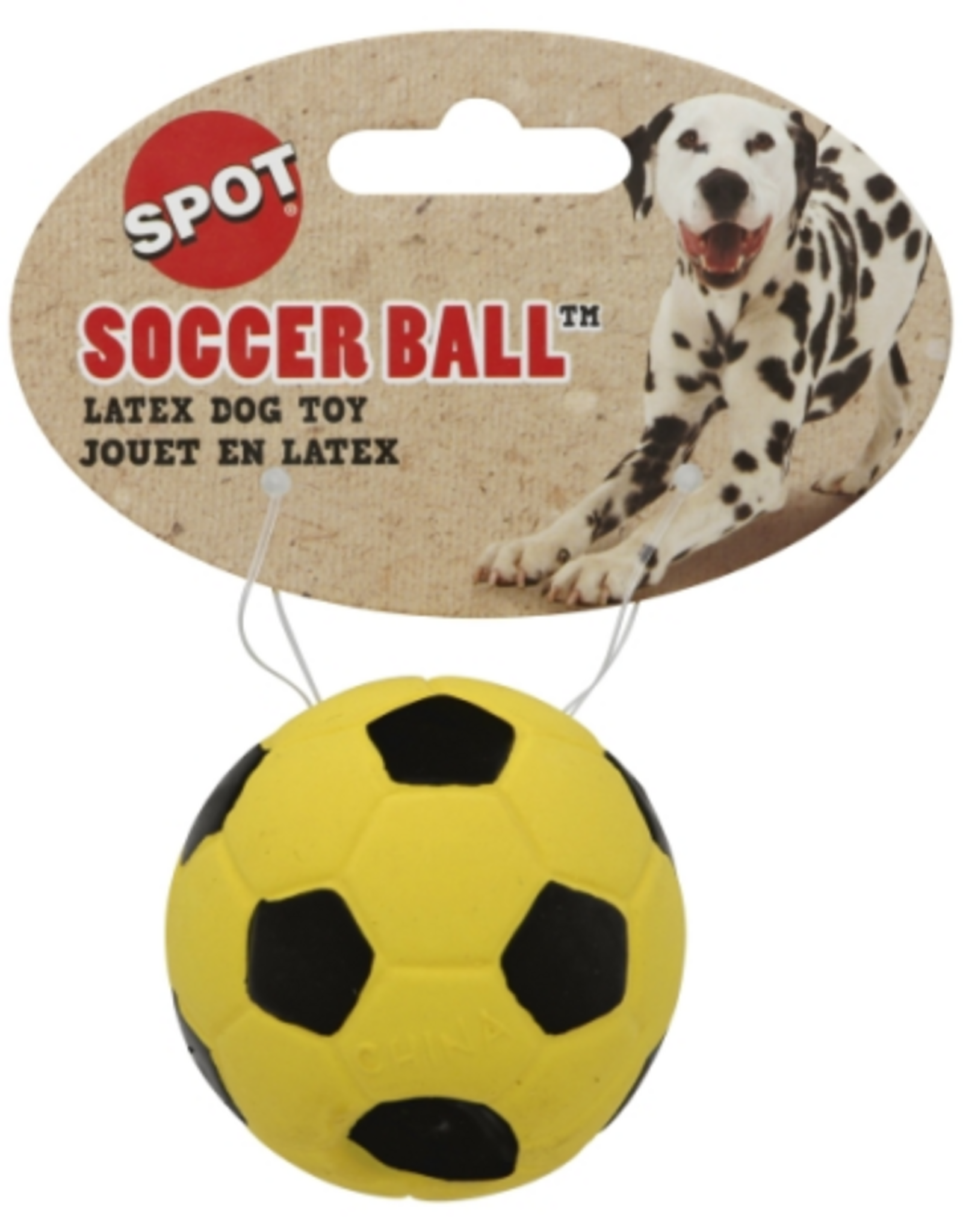 Ethical Pet Spot Latex Soccer Ball Dog Toy Assorted 1ea/2 in ...