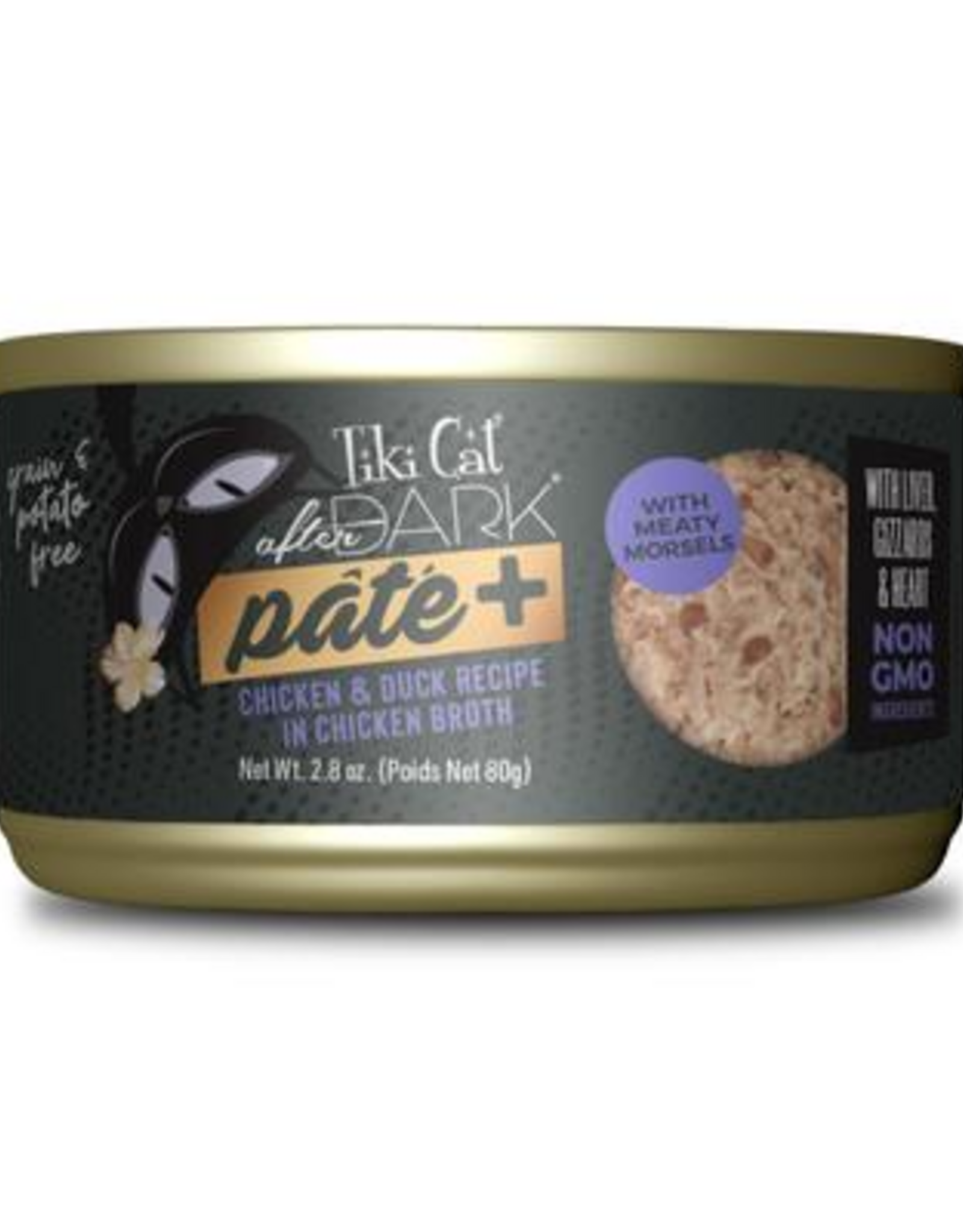 Tiki Cat Tiki Cat After Dark Pate Chicken & Duck Wet Cat Food 2.8 oz ...