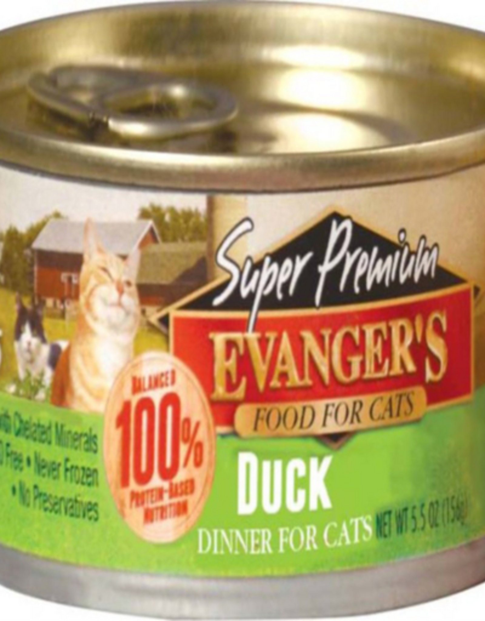 Evanger's Evanger's Super Premium Duck Dinner Wet Cat Food - 5.5 Oz ...