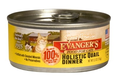 Evanger's Evanger's Super Premium Quail Dinner Wet Cat Food - 5.5 Oz ...