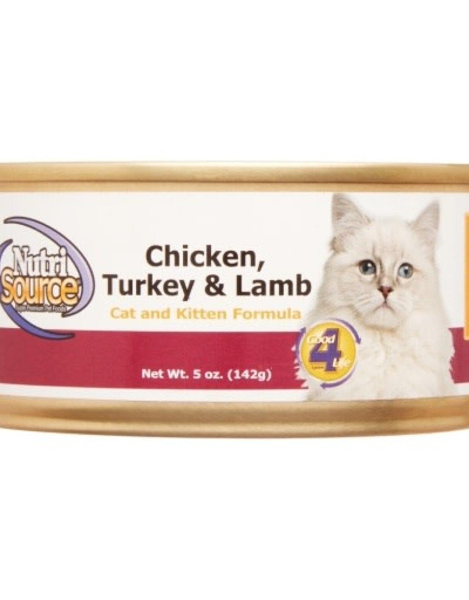 NutriSource NutriSource Cat & Kitten Chicken, Turkey & Lamb Wet Cat ...