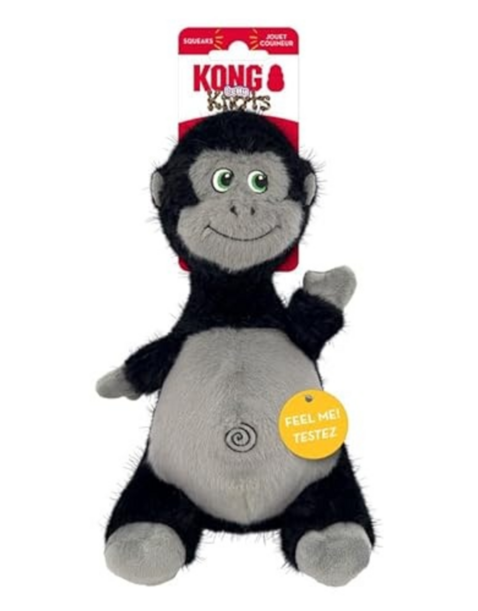 KONG KONG Knots Belly - Soft Plush Exterior with Internal Skeleton Rope ...
