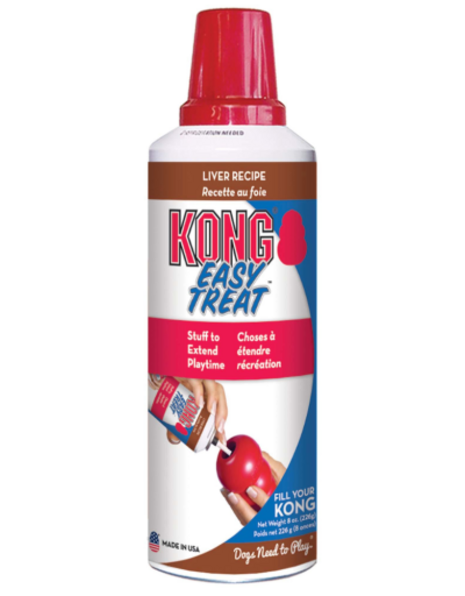 KONG KONG Stuff N Easy Treat Dog Treat Liver Liver Paste - 8 Oz ...