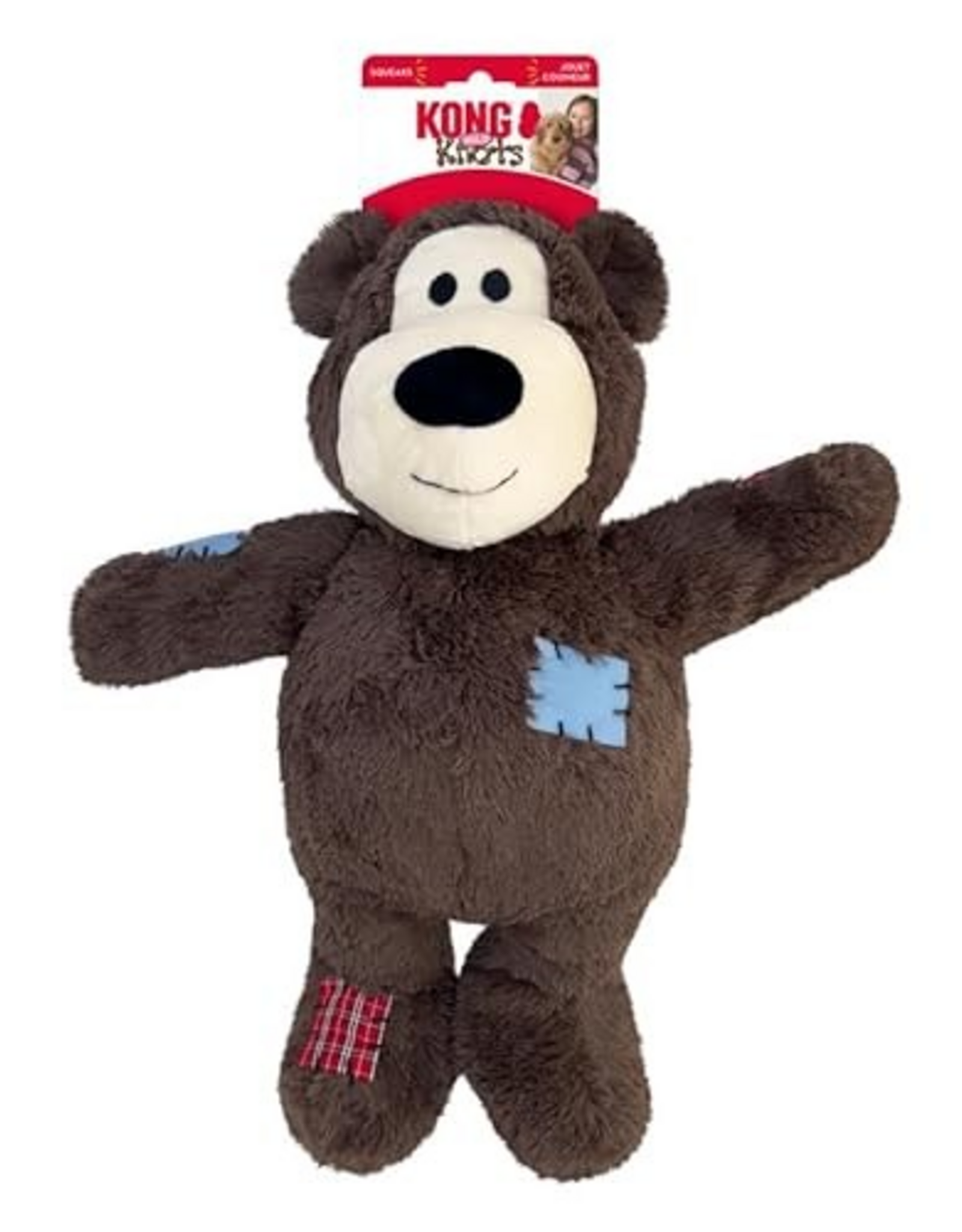 KONG KONG Wild Knots Jumbo Bear Dog Toy Assorted - Pickering Valley ...