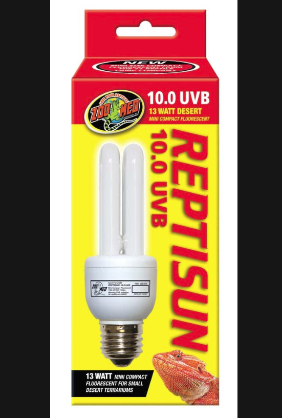 Zoo Med Zoo Med ReptiSun 10.0 UVB Mini Compact Flourescent Replacement ...