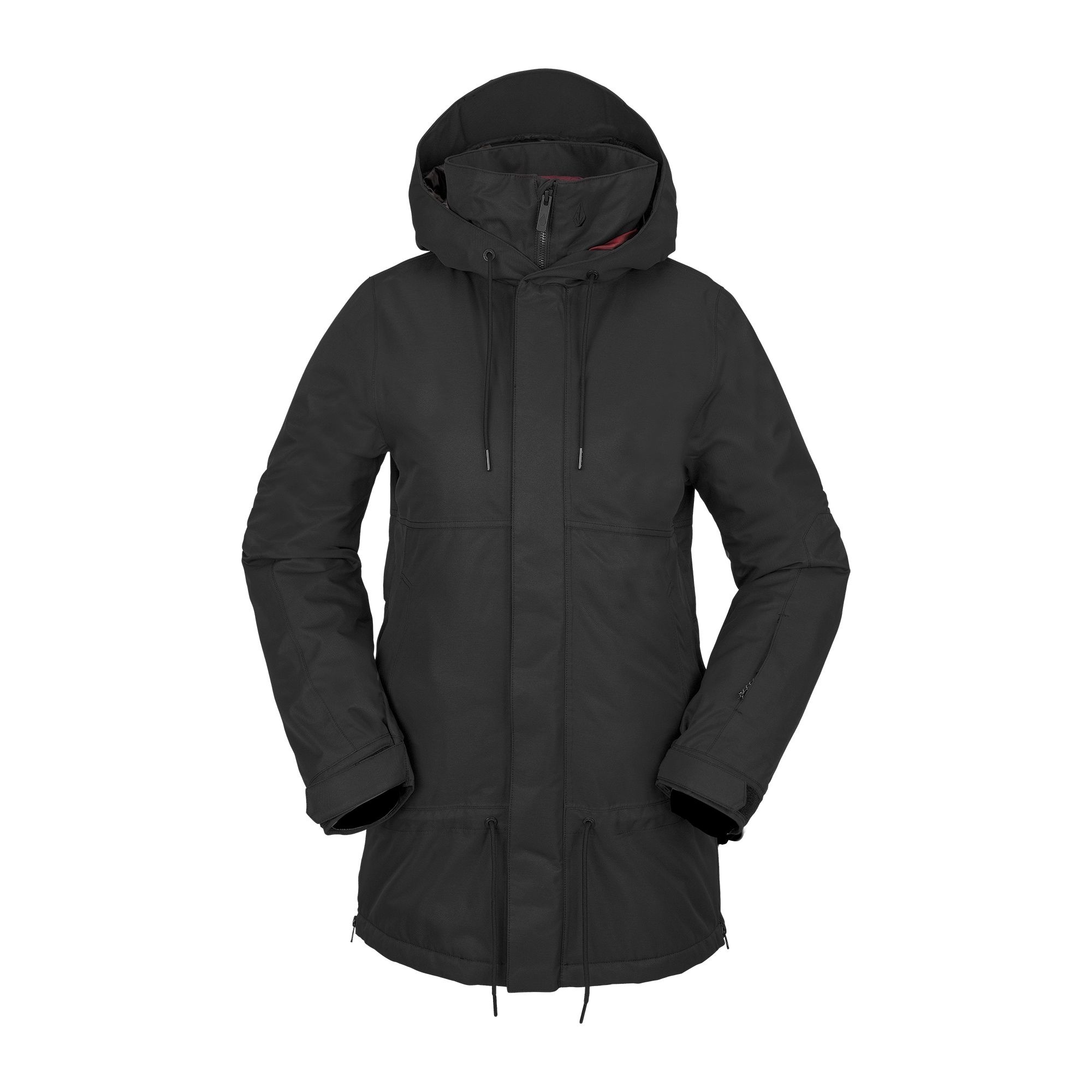 VOLCOM WOMENS PAXSON 2L TDS INF PARKA BLACK 2023 - ONE Boardshop