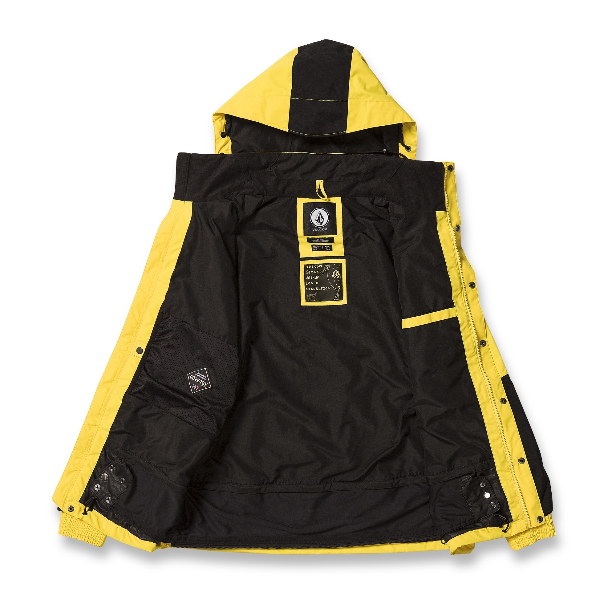 VOLCOM LONGO GORE-TEX JACKET BRIGHT YELLOW 2024 - ONE Boardshop